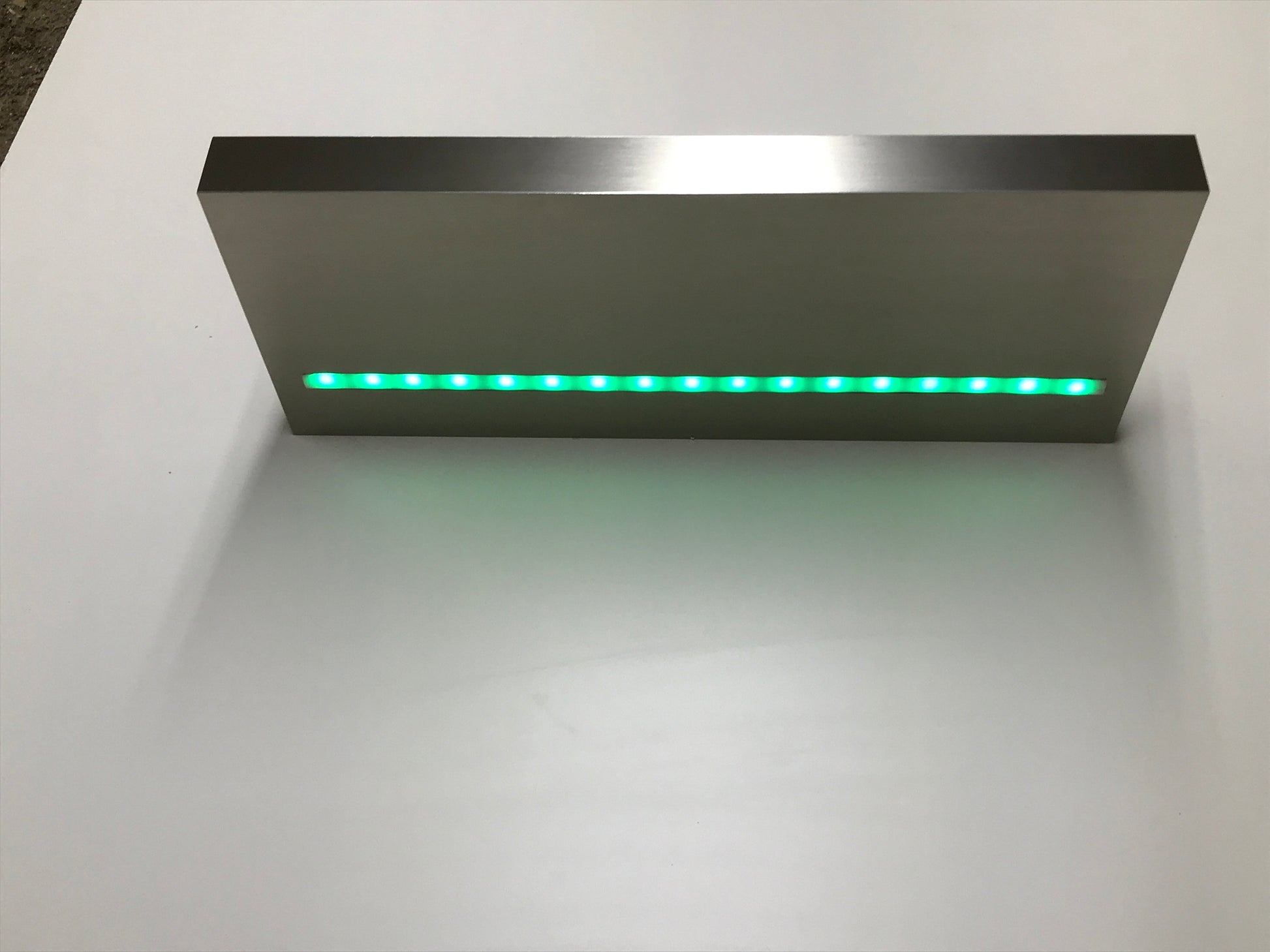 Stainless Steel Shelf with LED Lights | Modern Kitchen Decor ...